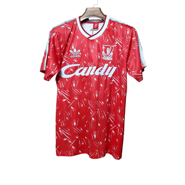 Liverpool 1989/91 Retro Home Jersey – Candy Sponsor Classic – Concept Kits