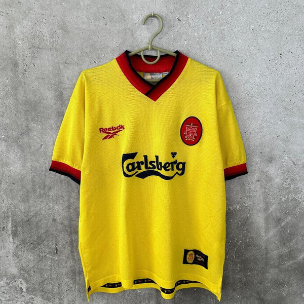 Liverpool 1998/99 Retro Yellow Third Jersey – Rare Collectible Kit ...