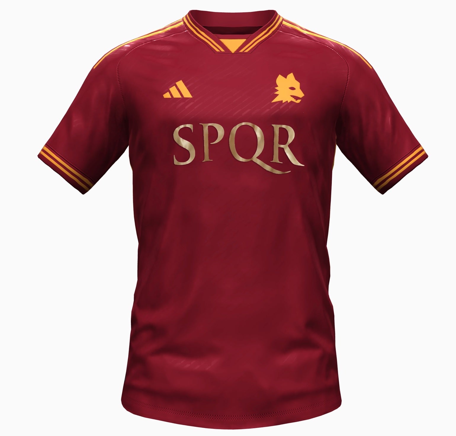 Roma New Vintage SPQR Home Jersey – Concept Kits