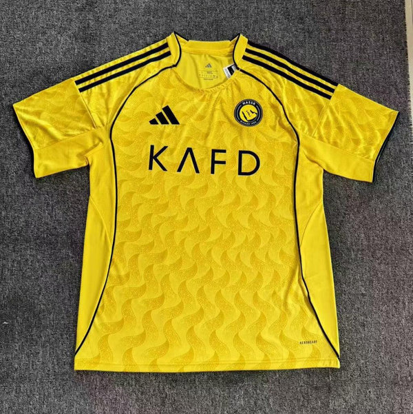 Al Nassr 25/26 Home Yellow Jersey – Official Football Shirt – Concept Kits