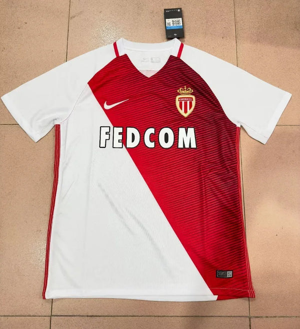 AS Monaco 2016/17 Vintage Retro Home League Board Jersey – Historic ...