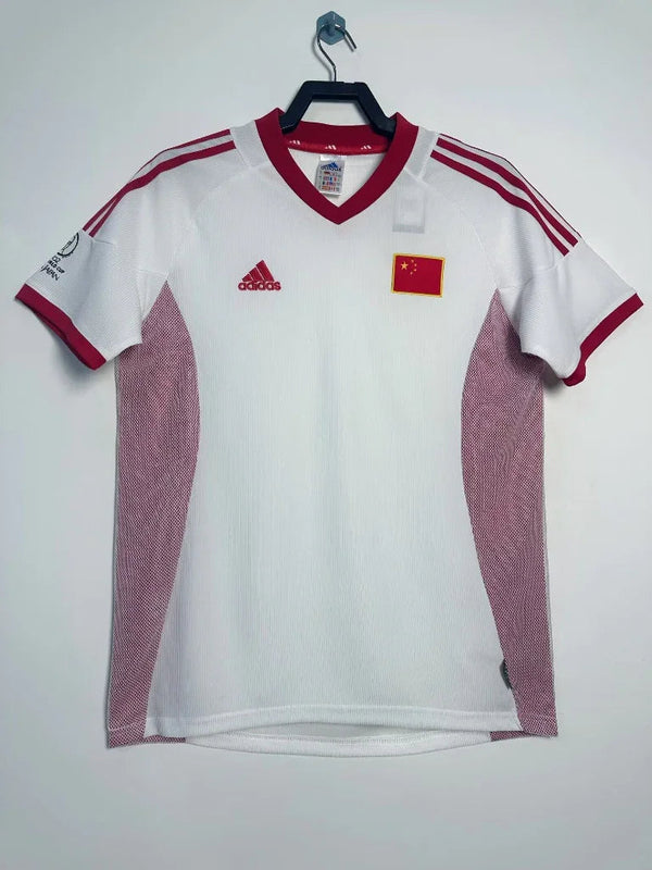 China 2002 White Red Home Jersey – Official National Football Shirt ...