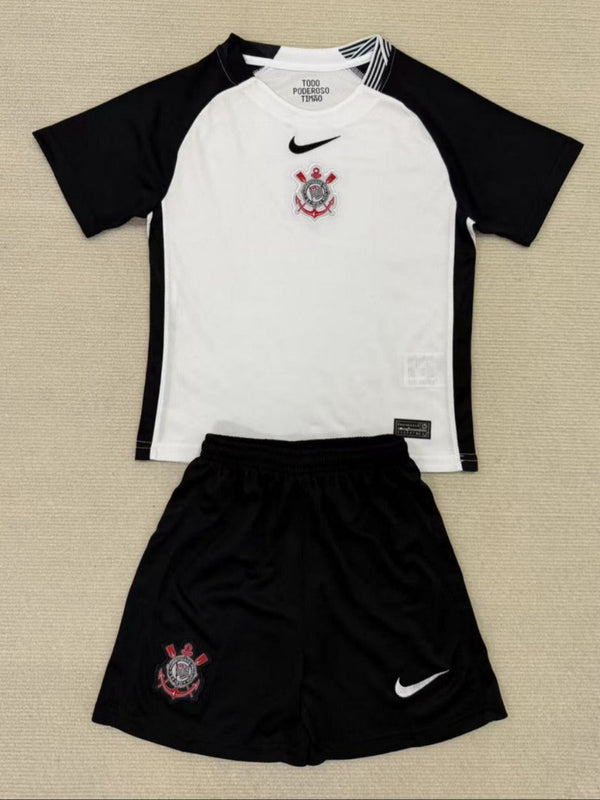Corinthians 25/26 Kids Home Jersey Set – Youth Official Football Kit ...