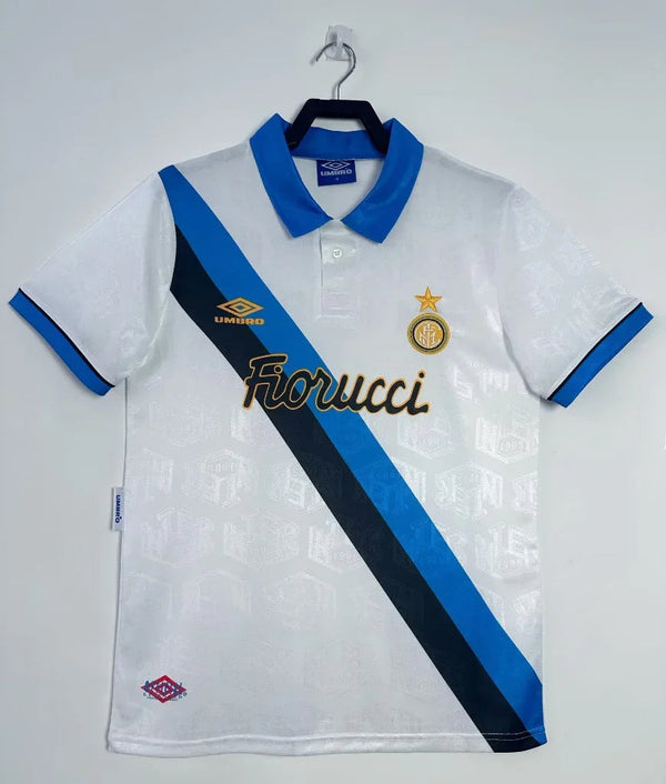 Inter Milan 1994/95 Retro Away Jersey – Classic Nerazzurri Design ...