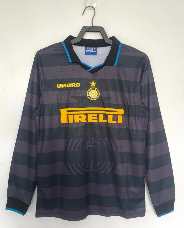 Inter Milan 1997/98 Second Away Jersey – Long Sleeve Vintage Classic ...