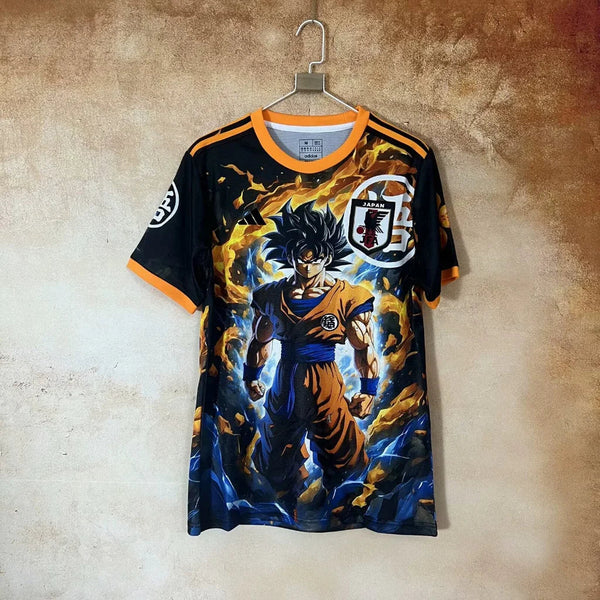 Japan 25/26 Super Saiyan Goku Jersey – Official Retro Football Jersey ...