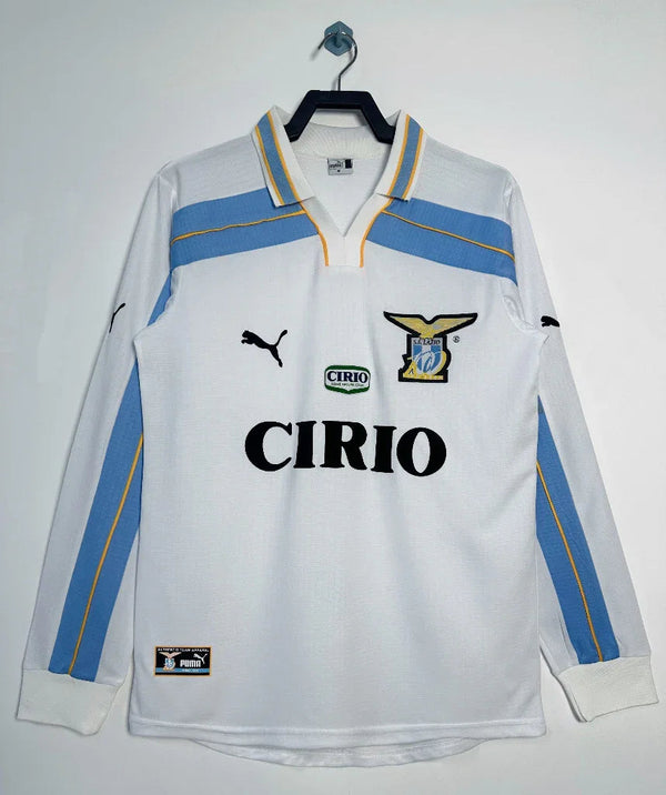 Lazio 1998/00 Vintage Retro Second Away Long Sleeve Jersey – Collector ...