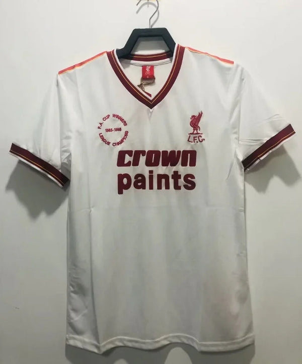 Liverpool 1985/86 Retro Second Away Jersey – Vintage Green Kit ...