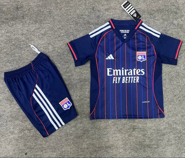 Lyon 25/26 Away Kids Kit – Official Junior Football Set – Concept Kits