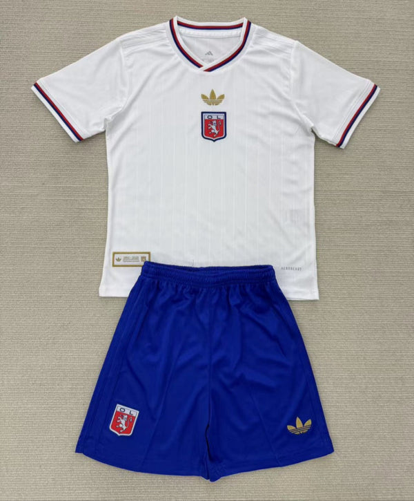 Lyon 25/26 Home Kids Kit – Official Youth Football Kit – Concept Kits