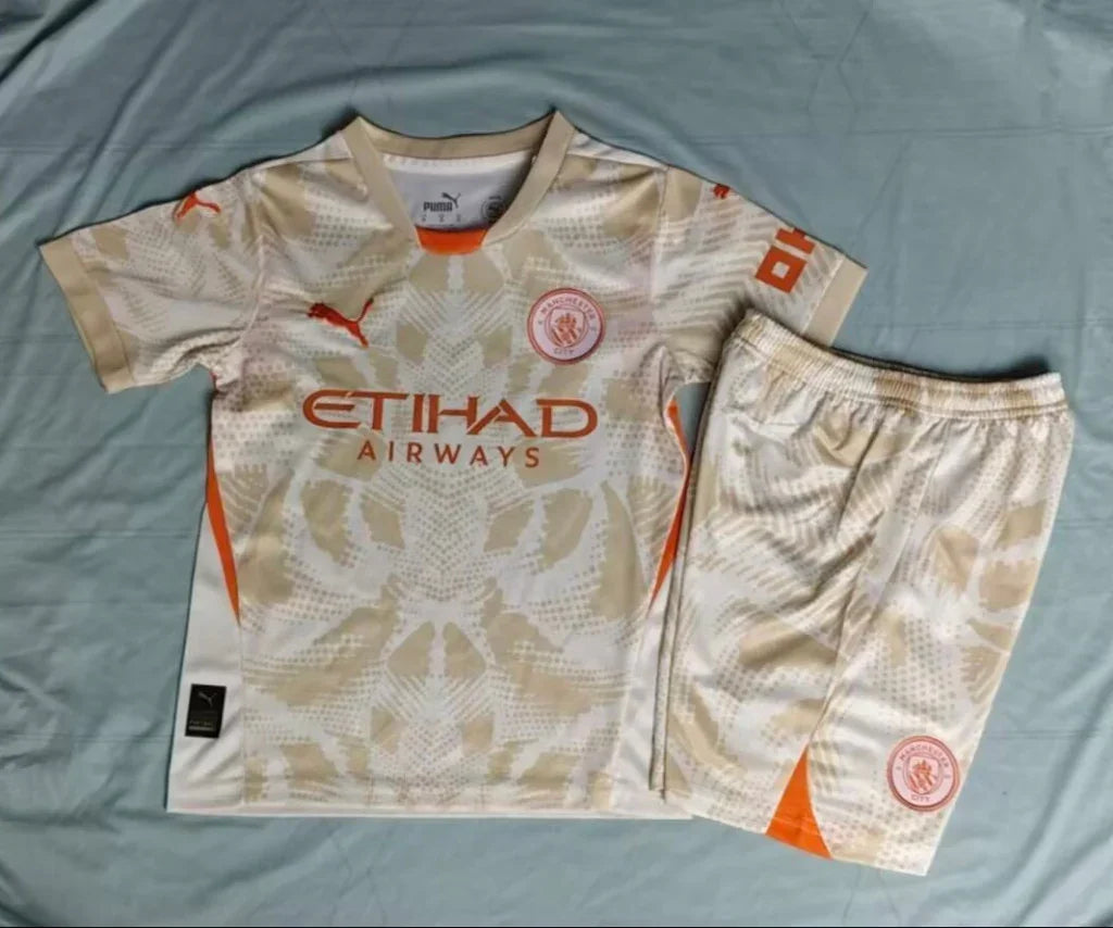 Manchester City 24/25 Third Goalkeeper Jersey Kids Kit | Official MCFC ...