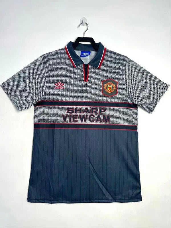 Manchester United 1995/96 Away Jersey – Sharp Viewcam Classic Shirt ...