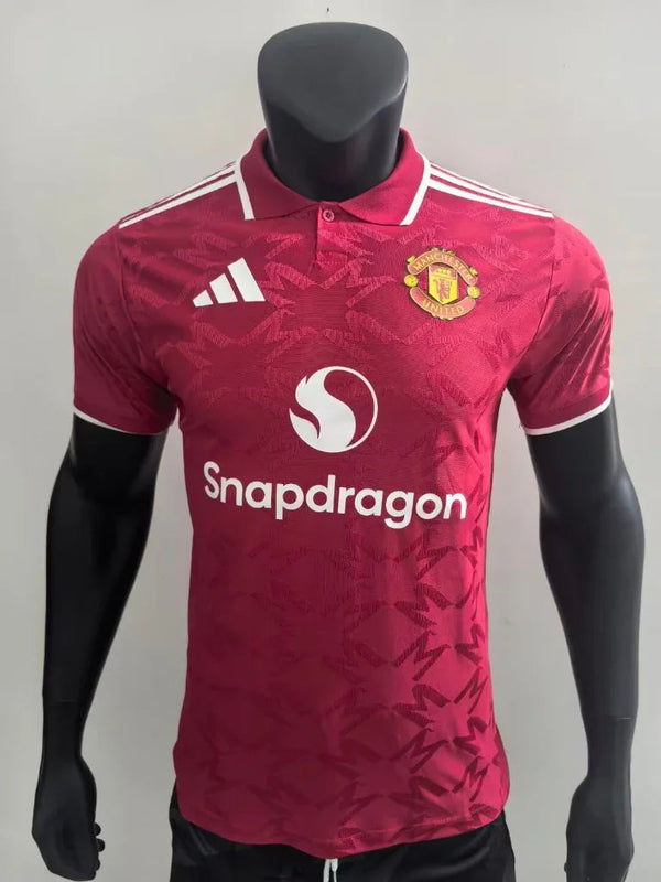 Manchester United 25/26 Red Home Player Version Jersey – Pro Matchday ...