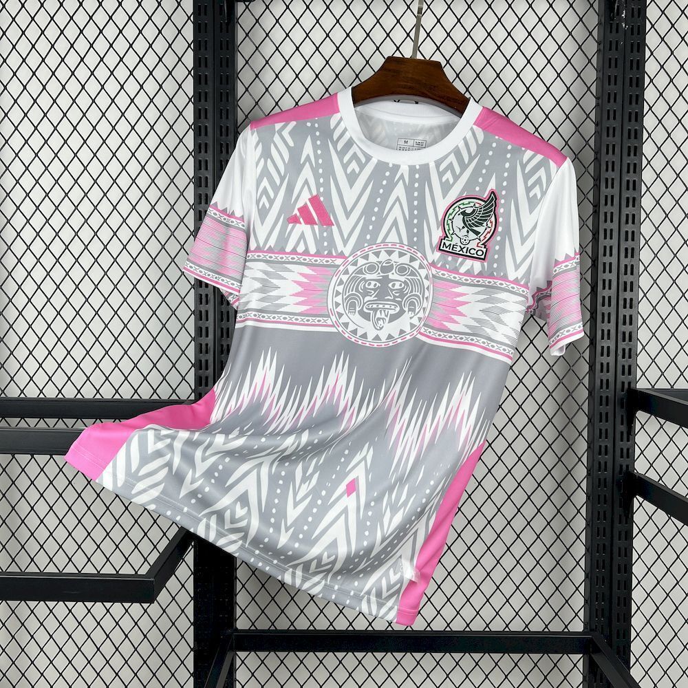 Mexico 2026 Gray White Pink Concept Jersey – Exclusive Fan Style ...