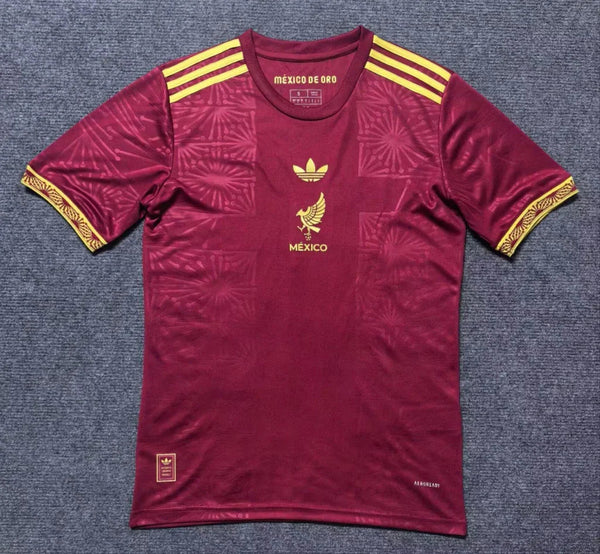 Mexico 25/26 Special Gold Cup Red Player Version Jersey – Elite Match ...