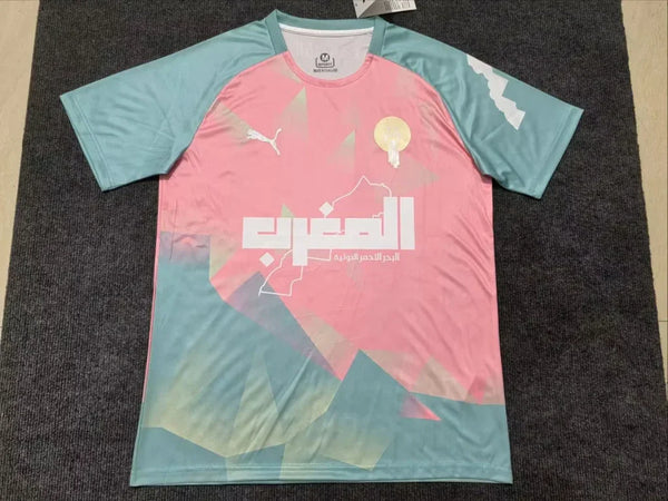 Morocco 25/26 Green/Pink Special Version Jersey – Exclusive Football ...