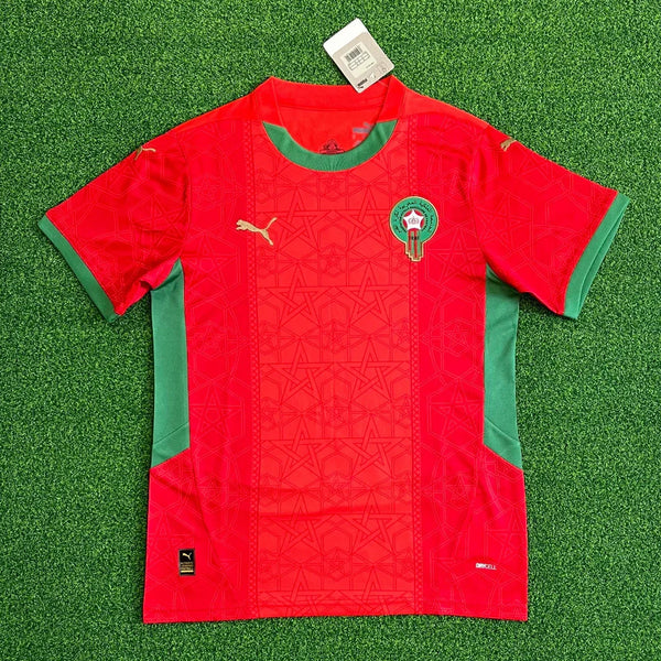 Morocco 25/26 Red Home Jersey – Official Football Shirt – Concept Kits