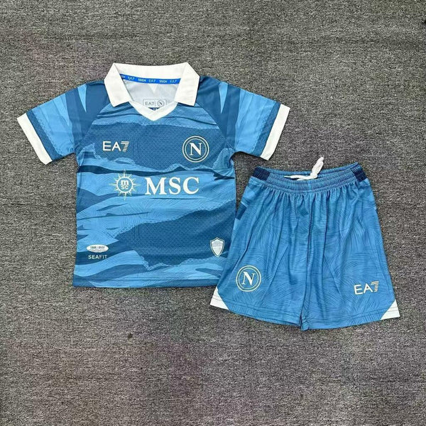 Napoli 25/26 Special Kids Jersey Set – Youth Match Kit – Concept Kits