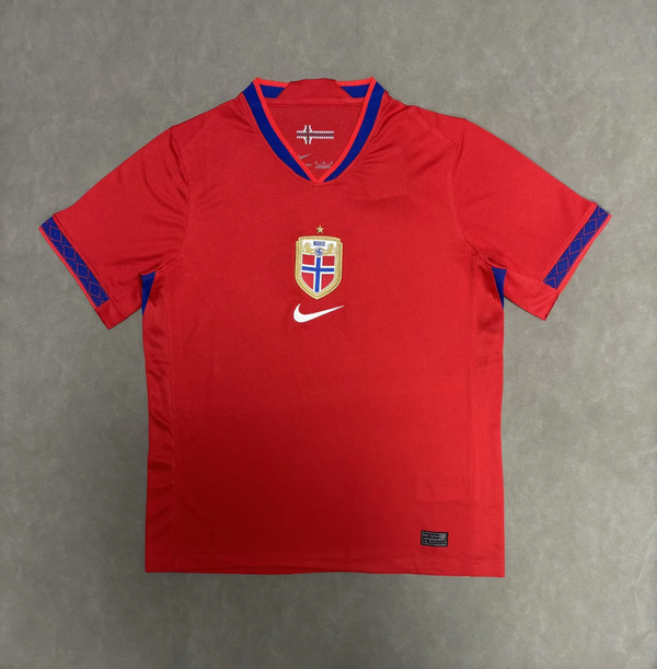 Norway 25/26 Red & Blue Home Football Jersey – Concept Kits