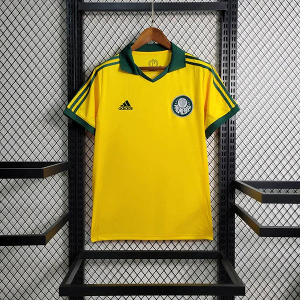 Palmeiras 2014 Retro Yellow Third Away Jersey – Classic Football Shirt ...