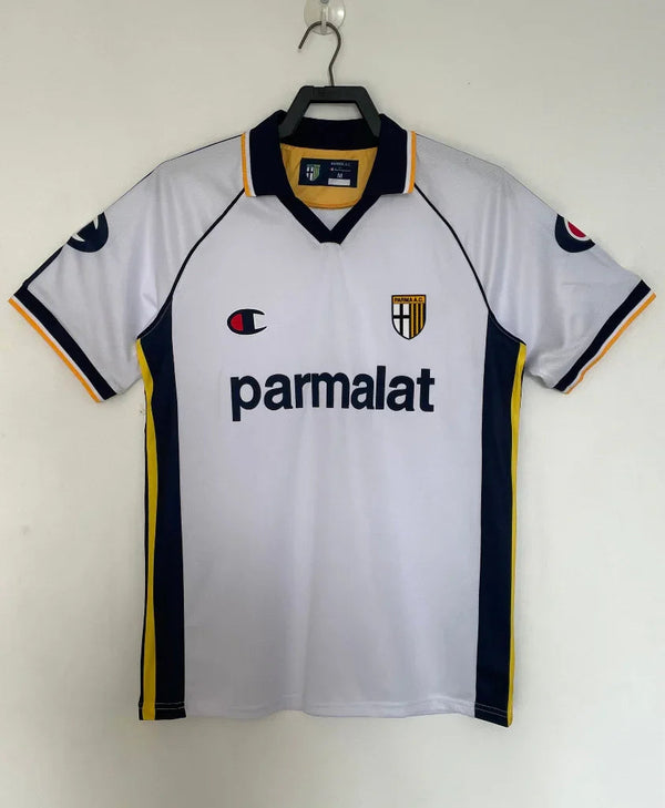 Parma 2003/04 Vintage Retro White Away Jersey – Collector Edition ...
