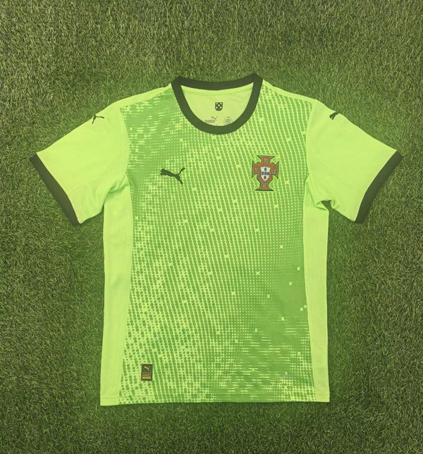 Portugal 25/26 Goalkeeper Green Jersey – Official Match Shirt – Concept ...