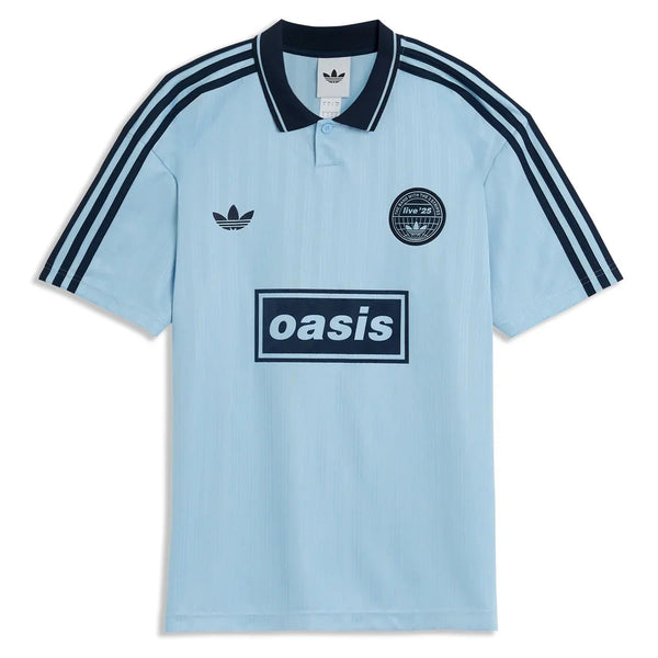 Adidas x Oasis 25/26 Sky Blue Jersey – Modern Football Shirt – Concept Kits