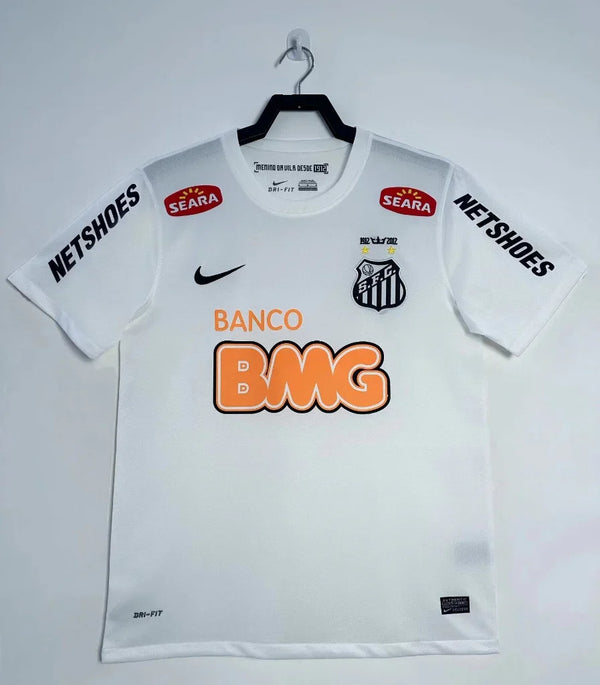 Santos 2012/13 Home Jersey with Red Patch – Retro Stadium Edition ...