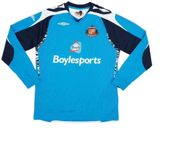 Sunderland 2007/08 Sky Blue GK Long Sleeve – Retro Keeper Top – Concept ...